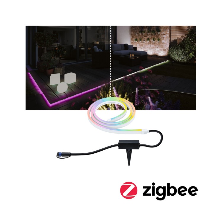 Ruban LED néon extérieur Plug & Shine PAULMANN