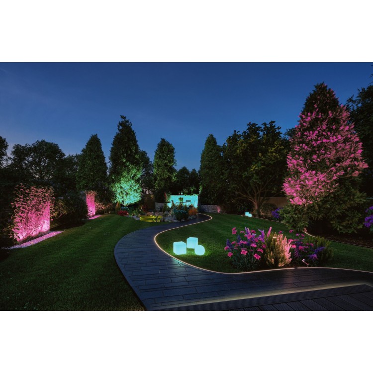 Ruban LED néon extérieur Plug & Shine RGB IP67 24V, Référence Paulmann ...