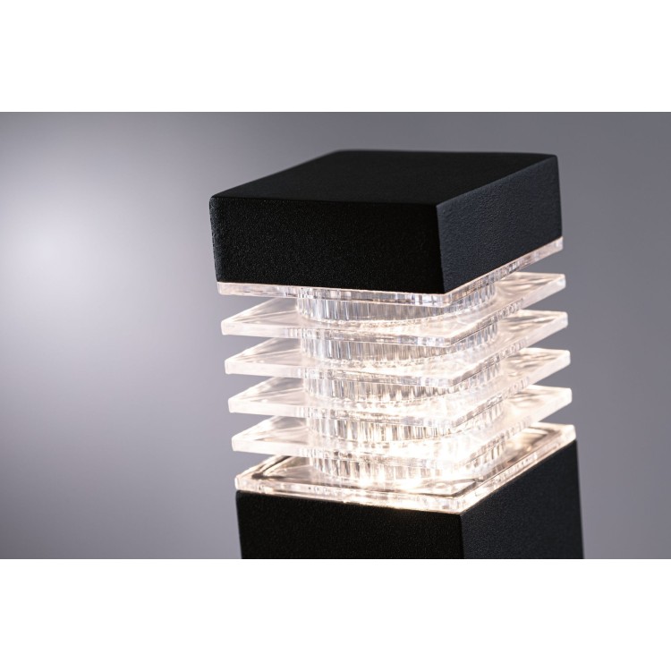Link+Light Bollard round IP44, Luminaire Extérieur, PAULMANN